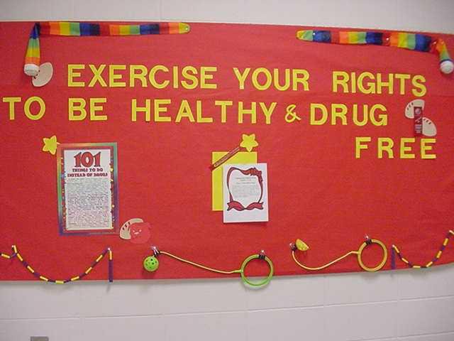 Red Ribbon Week Bulletin Board Ideas