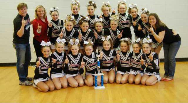 SEMS cheerleaders capture second straight region title - Effingham Herald