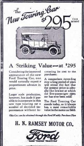 1920s Model T Advertisements