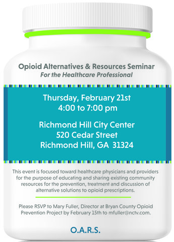 Prevention Project to host opioid alternatives seminar - Bryan County News