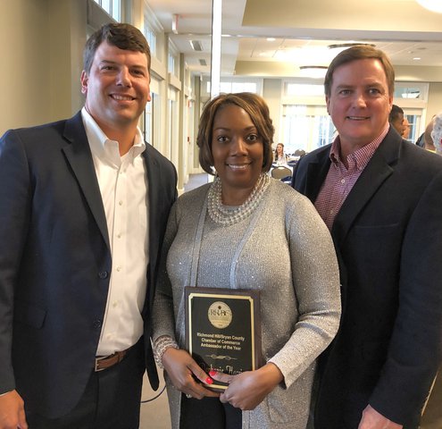 RHBC Chamber names Ambassador of the Year - Bryan County News