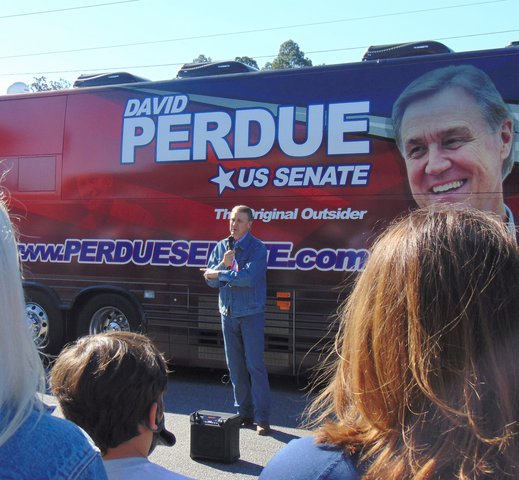 Perdue campaigns as ‘outsider’ after almost 6 years in Senate ...