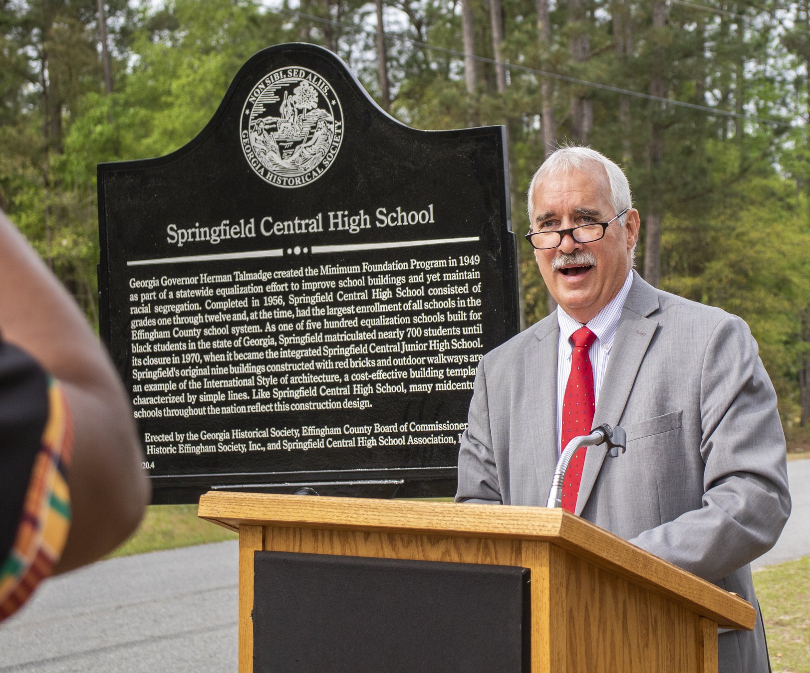 Springfield Central High School historical marker unveiled - Effingham ...