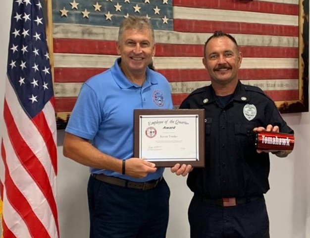 Bryan County Emergency Services Employee of the quarter - Bryan County News