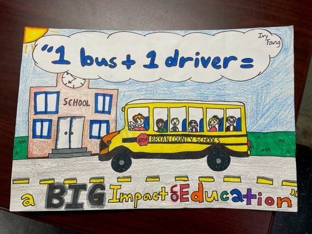 School bus safety contest winners headed to state - Bryan County News