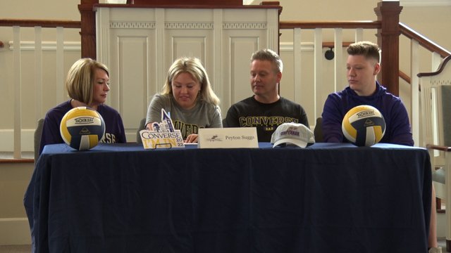 HS Highlights - Trinity's Peyton Suggs signs with Converse Univ ...