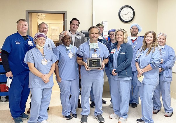 Chris Chumley named employee of month at EGRMC - Statesboro Herald