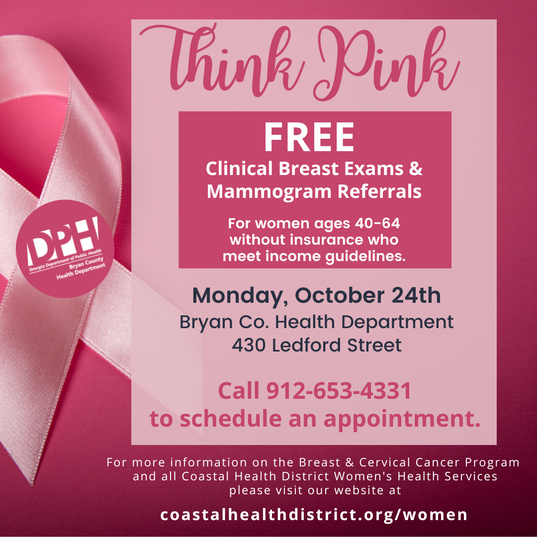 Health department offers free clinical breast exams & mammogram ...