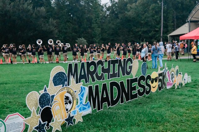 PHOTOS: Wildcat marching band hosts 5K race - Bryan County News