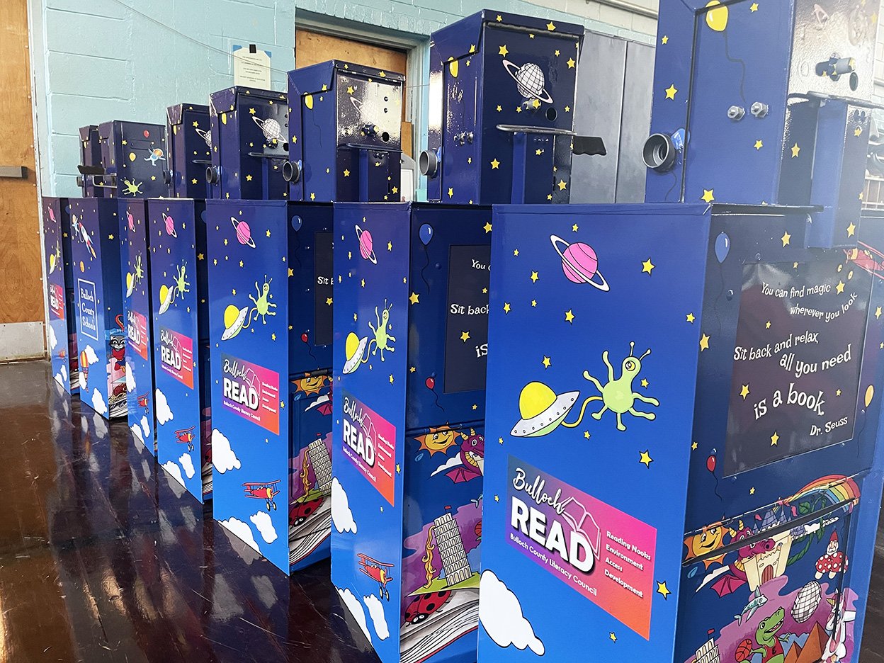 First ‘sharing library’ to open at Luetta Moore Park - Statesboro Herald