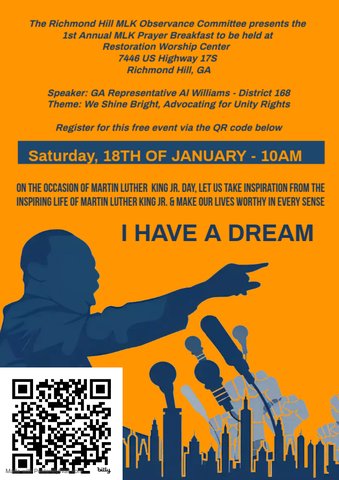 Inaugural MLK prayer breakfast this Saturday - Bryan County News