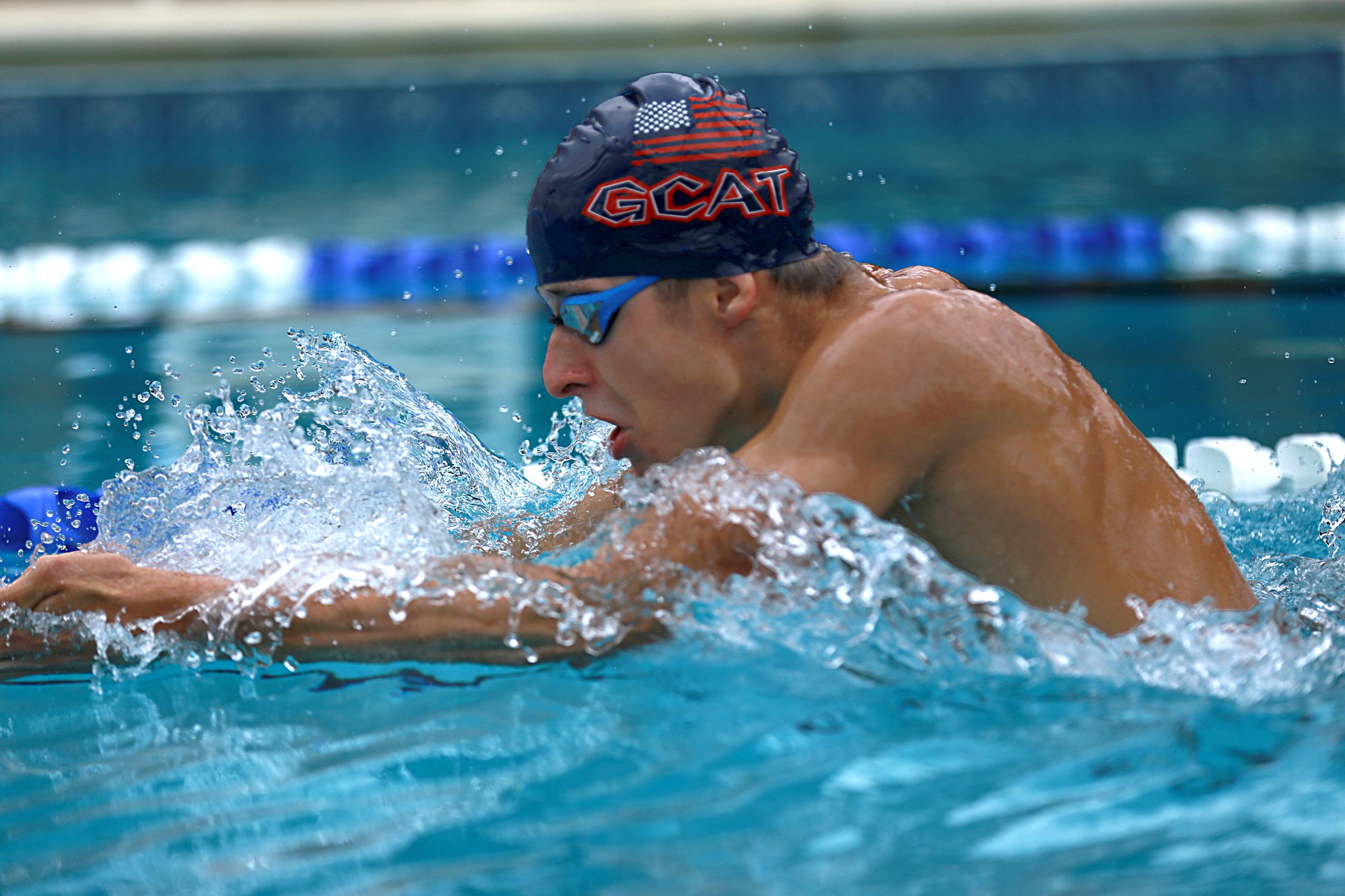 Teen makes a huge splash in competitive swimming - Bryan County News