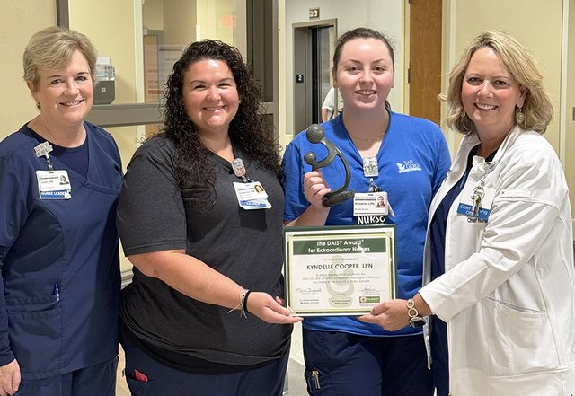 EGRMC honors Cooper with DAISY Award - Statesboro Herald