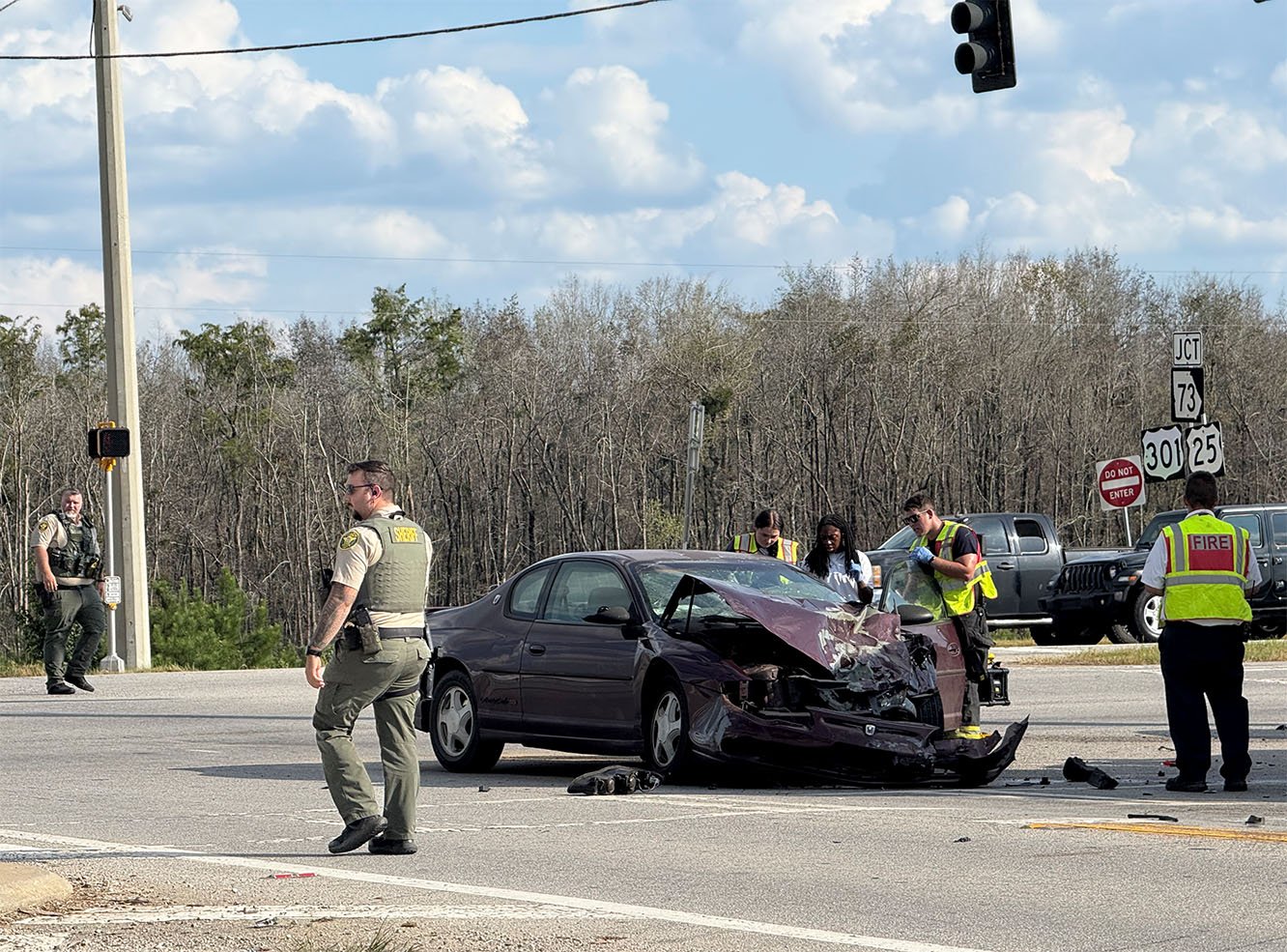 Accident at 301/46 intersection injures two, delays traffic ...