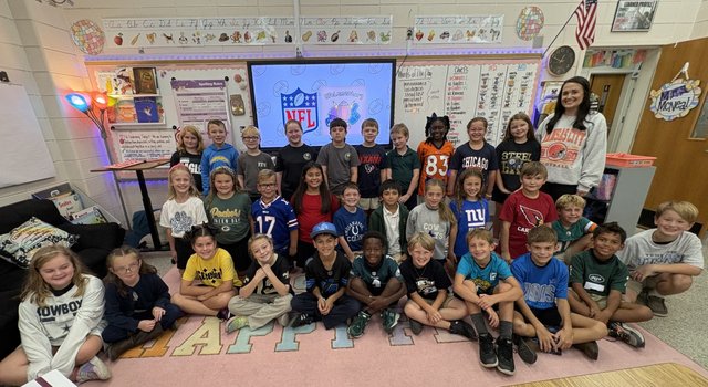 NFL Curriculum Sparks Excitement in Ebenezer Elementary Classroom ...