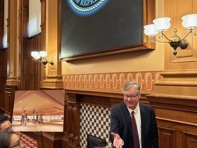 Some things new amid all that is old under the Gold Dome in Atlanta ...